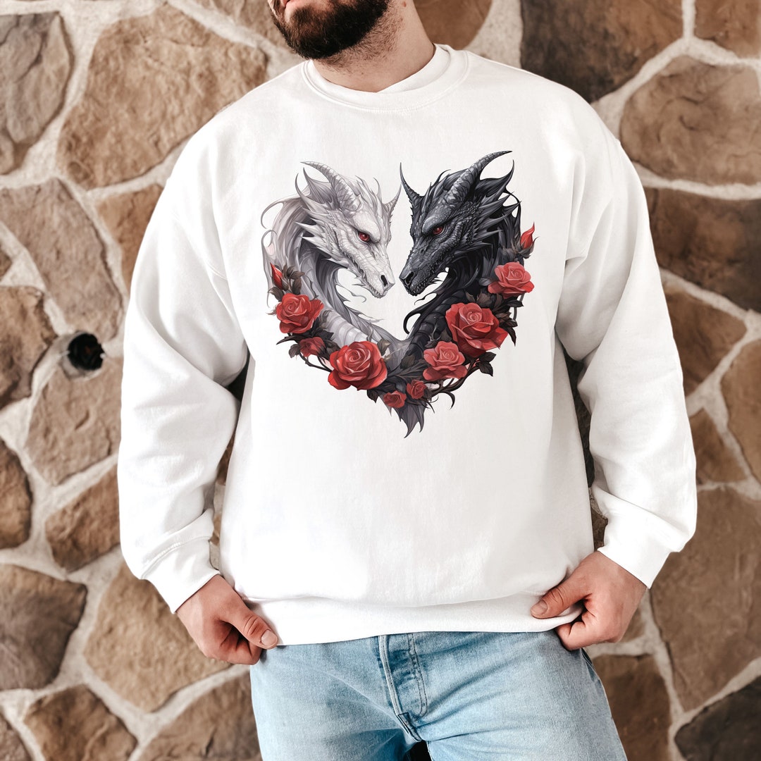 Dragon Sweatshirt, Gothic Sweaters, Year of the Dragon Sweater, Goth ...