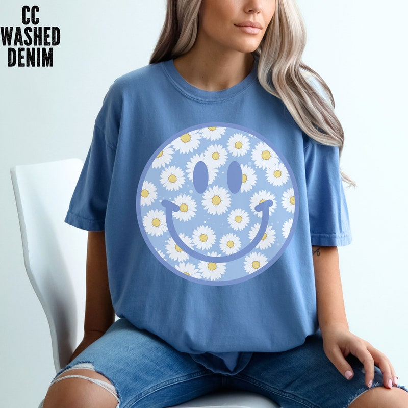 Smiley Tshirt - Etsy