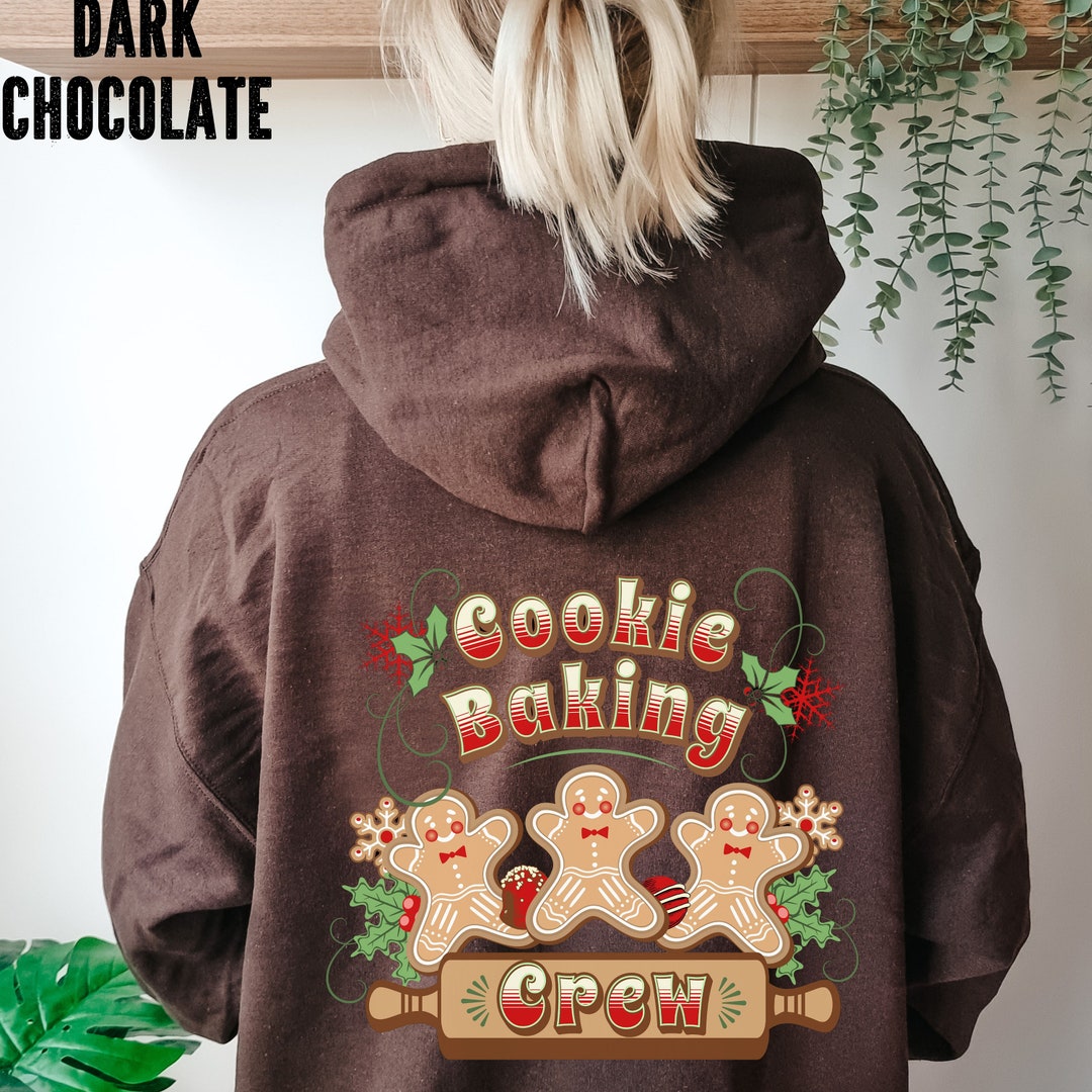 Cookie Baking Crew Hoodie, Christmas Gingerbread Hoodie, Classic ...