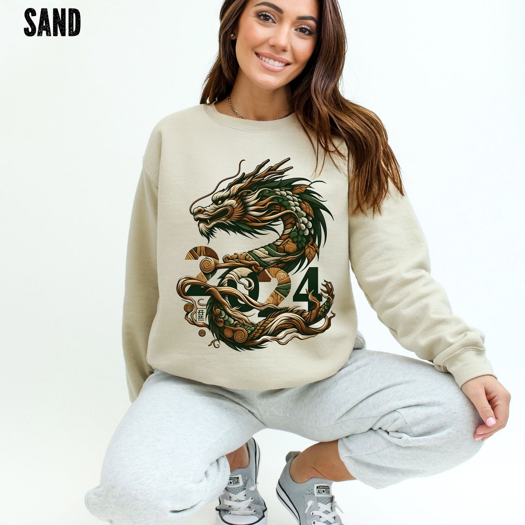 DRAGON Sweatshirt, 2024 Dragon Sweater, Year of the Dragon Sweatshirt ...