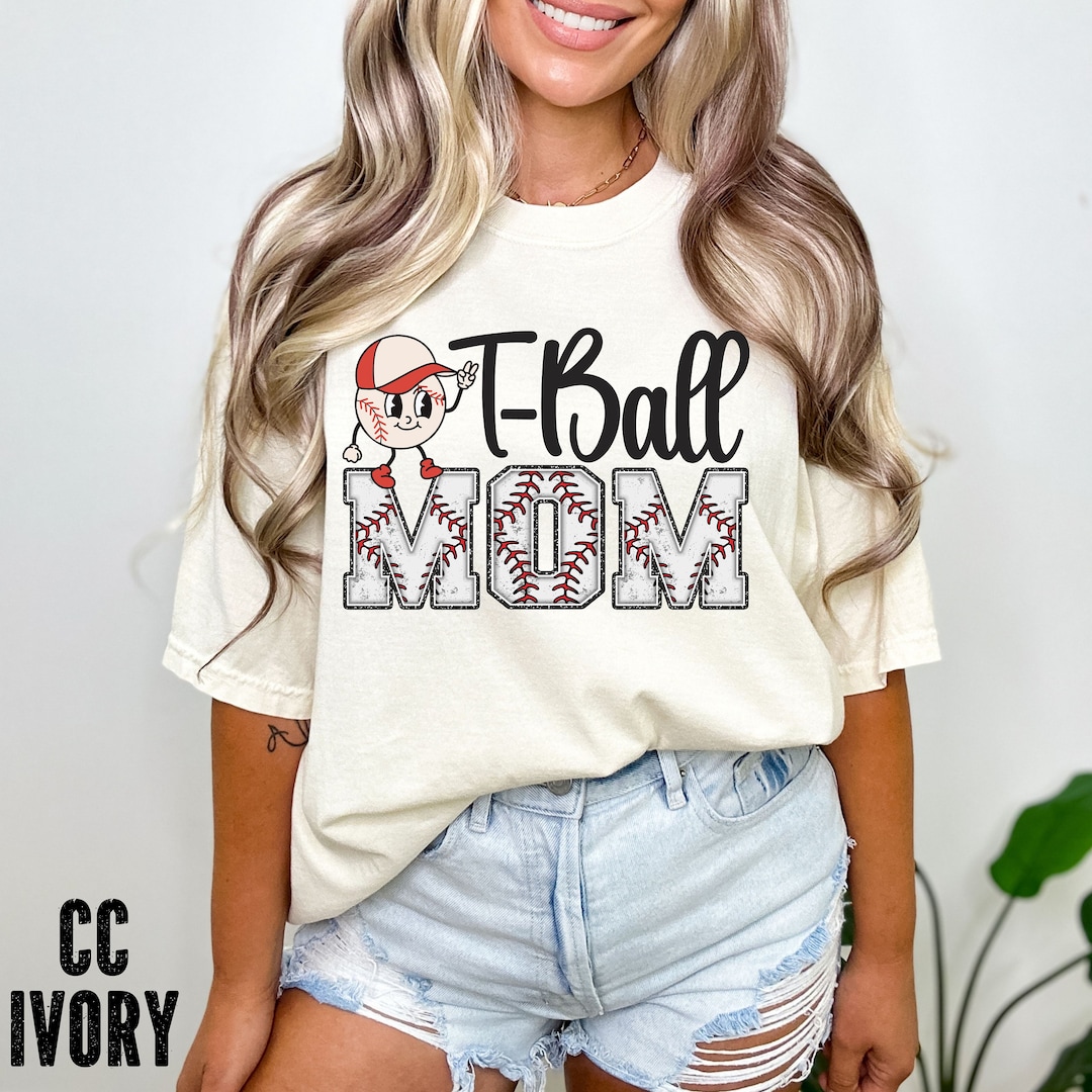 T-ball Mom Shirt, T-ball Mom T-shirt, Comfort Colors® Mother's Day Gift ...