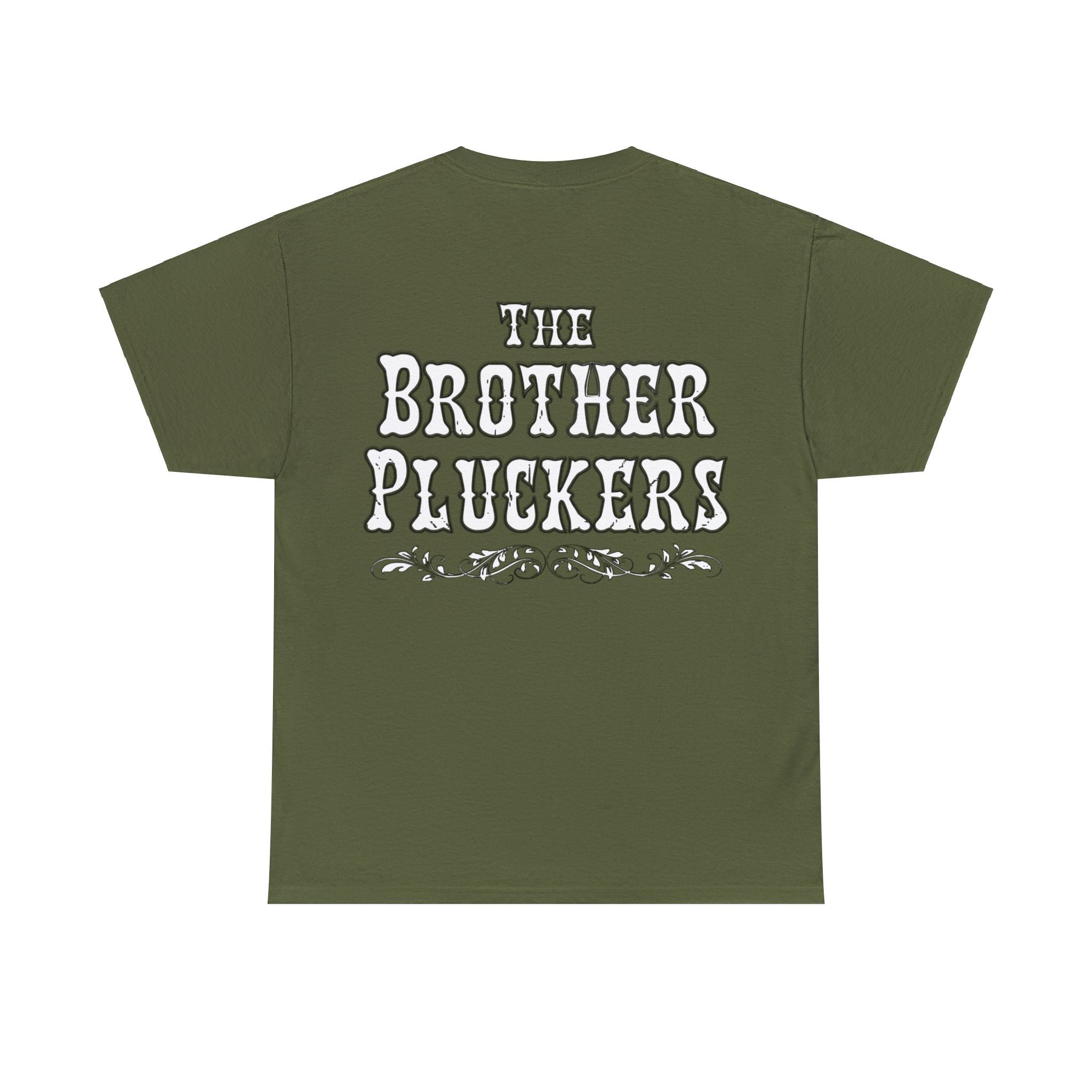 Classic Black Brother Pluckers Logo Heavy Cotton Tee - Etsy