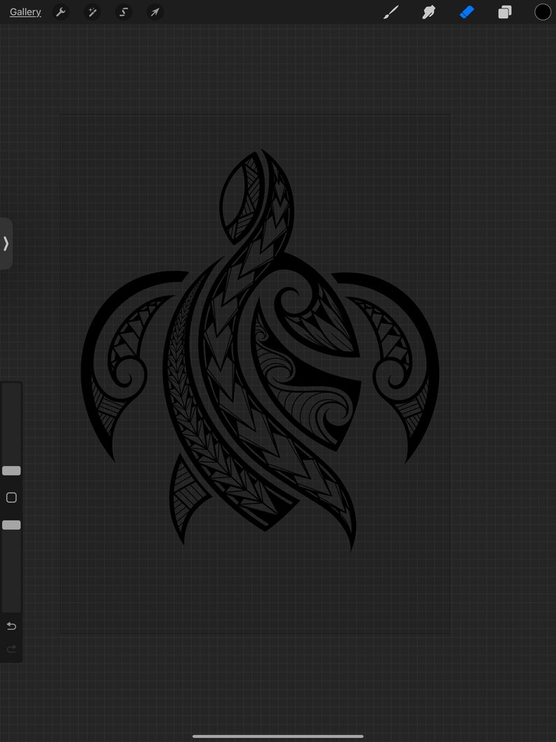 Custom POLYNESIAN TURTLE Design @byalohacrishell - Etsy