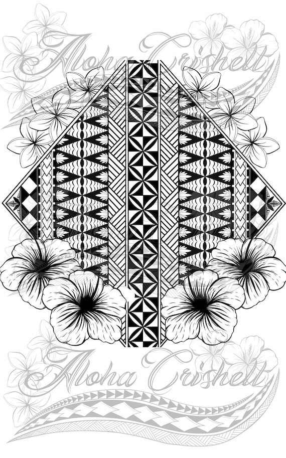 Tongan Tribal Drawing