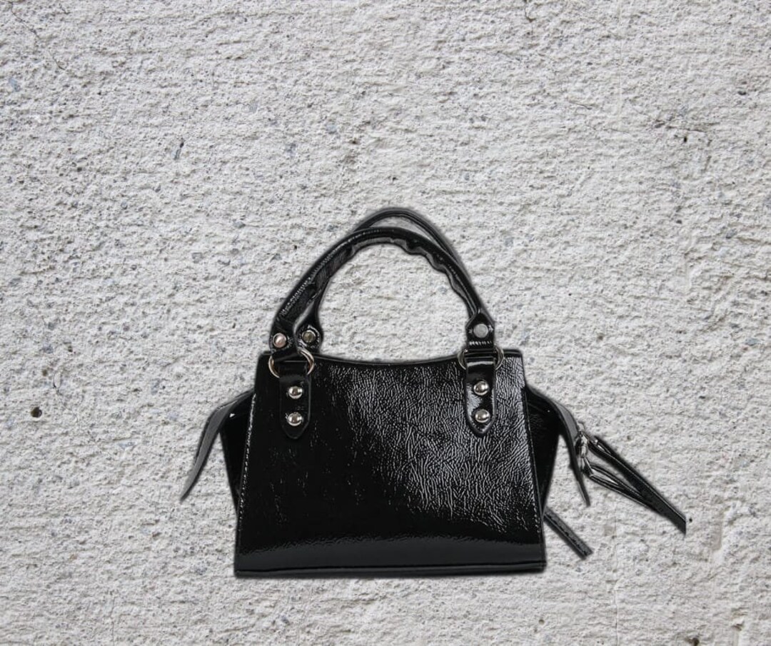 Classic Women's Mini Hand and Shoulder Bag | Black Black Mini Handbag ...