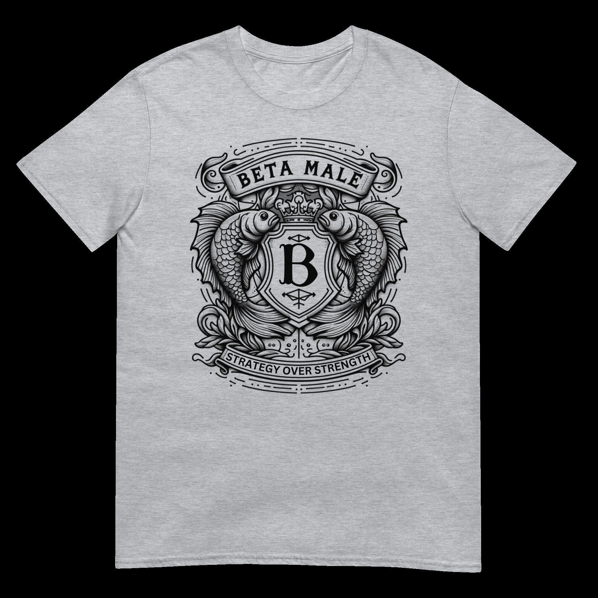 BETA MALE TEE: Strategy Over Strength - Etsy