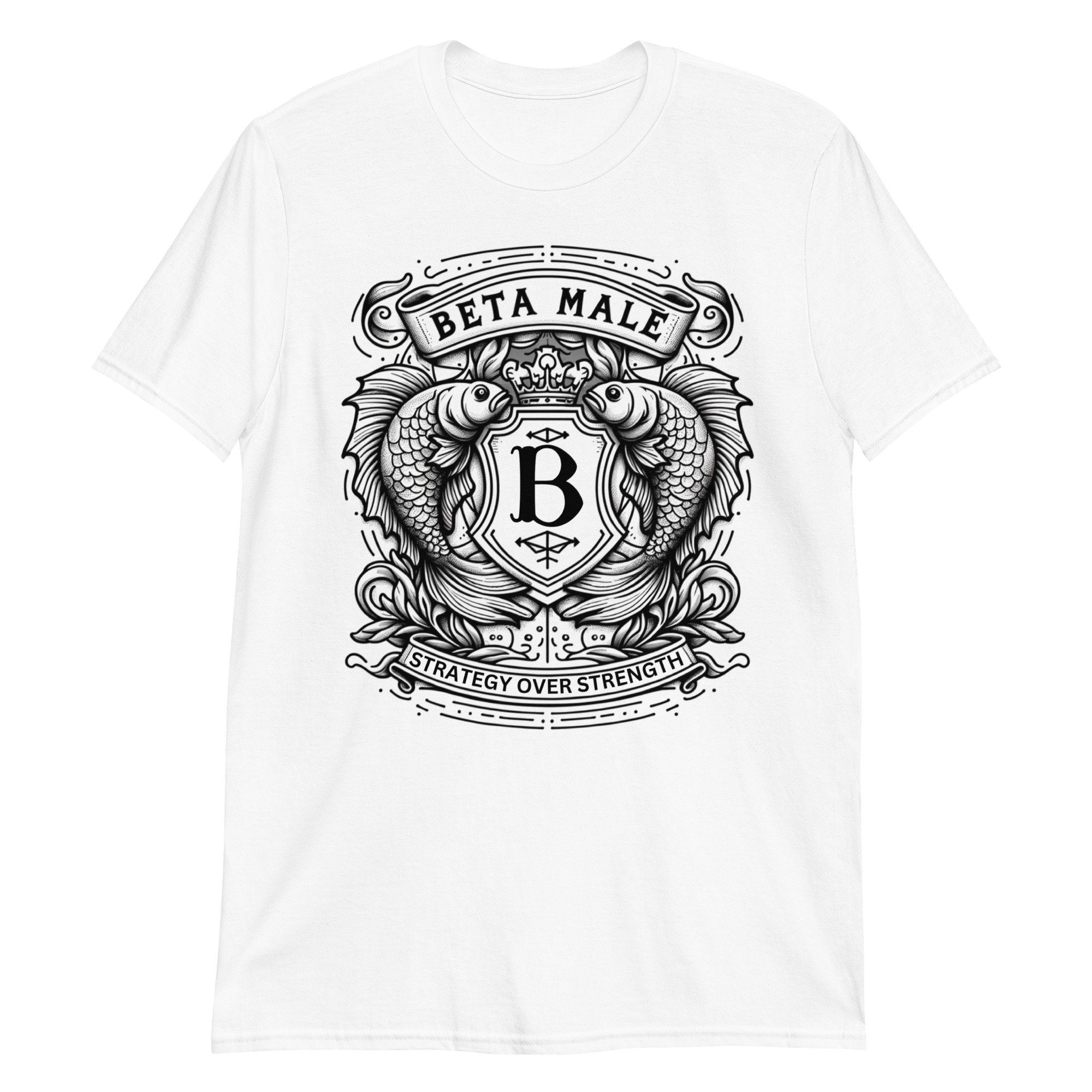 BETA MALE TEE: Strategy Over Strength - Etsy