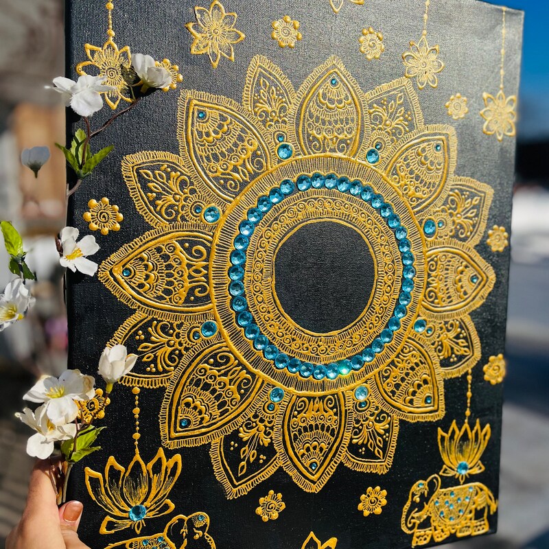 Henna Mandala - Etsy