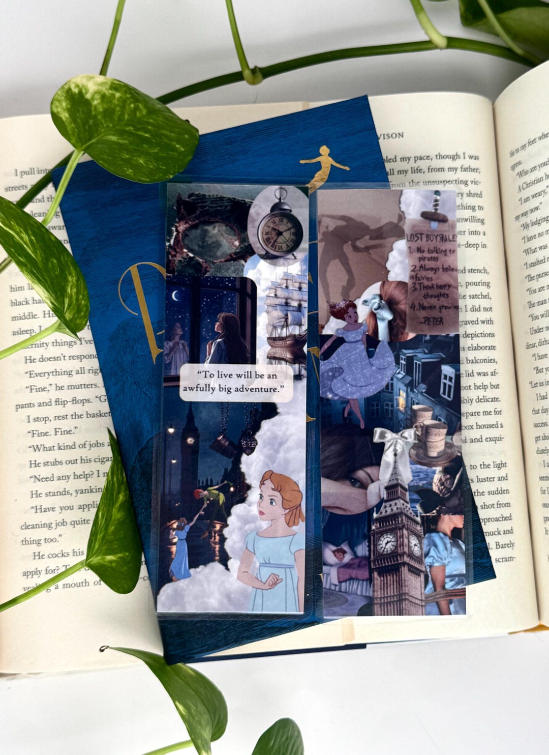 Wendy Darling Peter Pan Disney Princess Double Sided Bookmark - Etsy