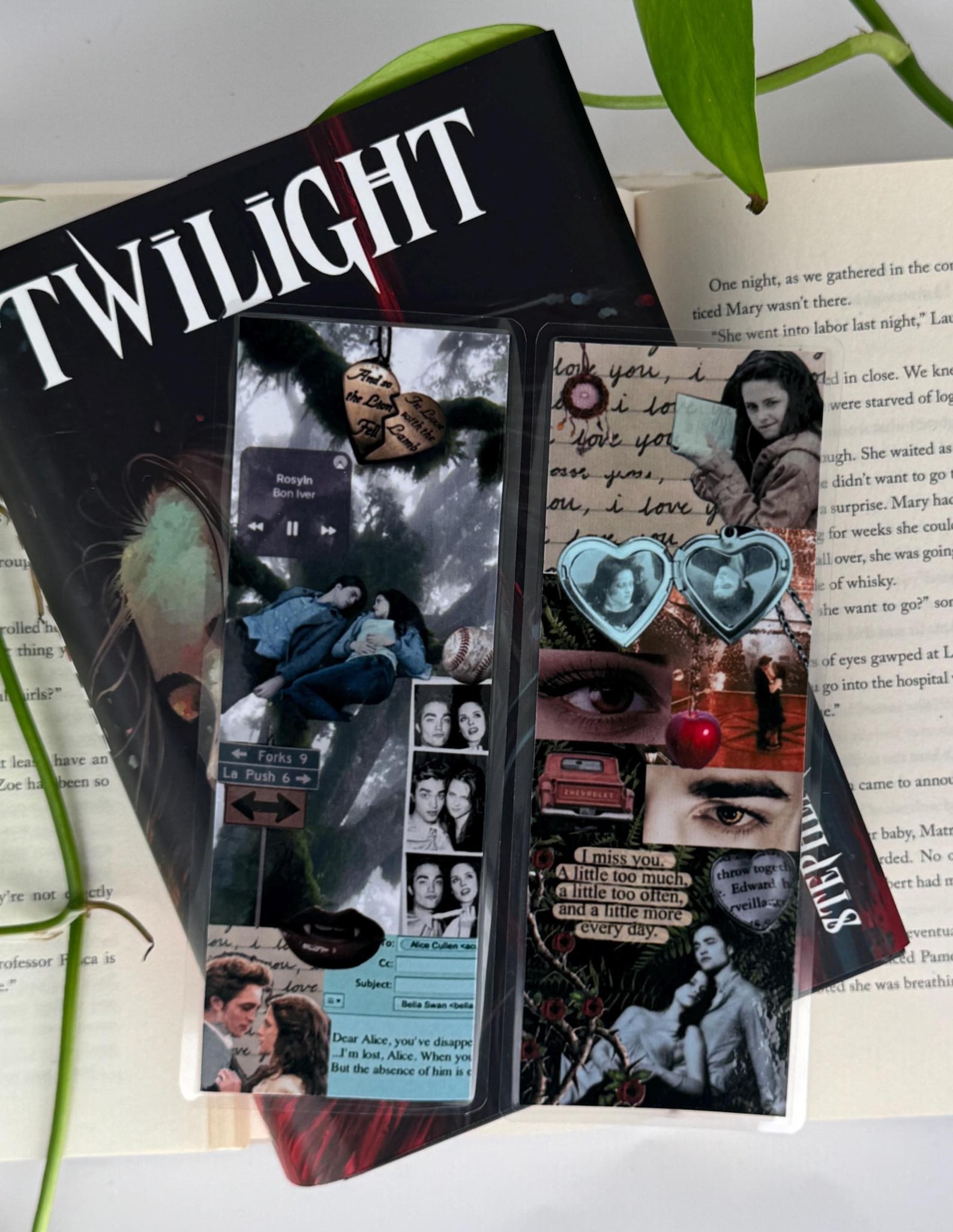 Twilight Edward Cullen & Bella Swan Double Sided Bookmark - Etsy