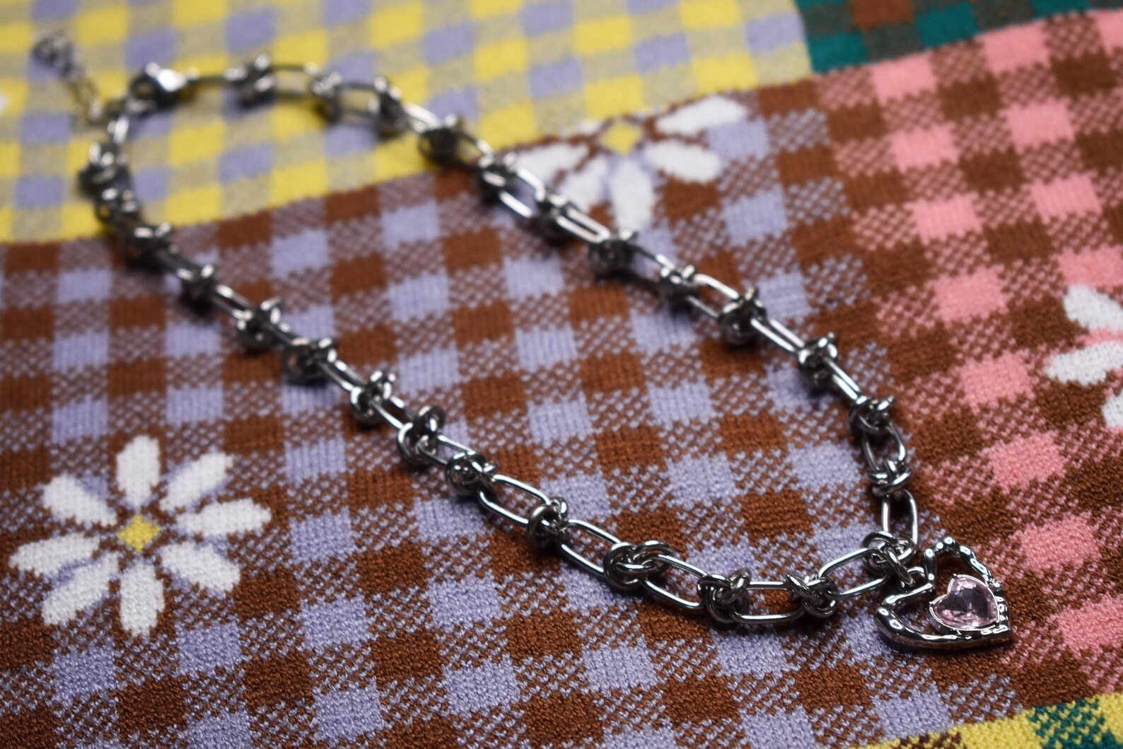 Entangled Choker Necklace - Handmade Jewelry - Stainless Steel, Silver ...