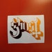 Ghost Band Decal - Etsy