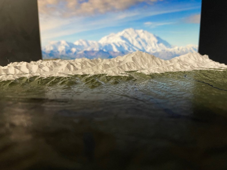 Custom Topographic 3D Prints (ex. Denali) - Etsy