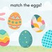 Easter Egg Matching Printable Activity Sheet for Toddlers, Busy Book ...