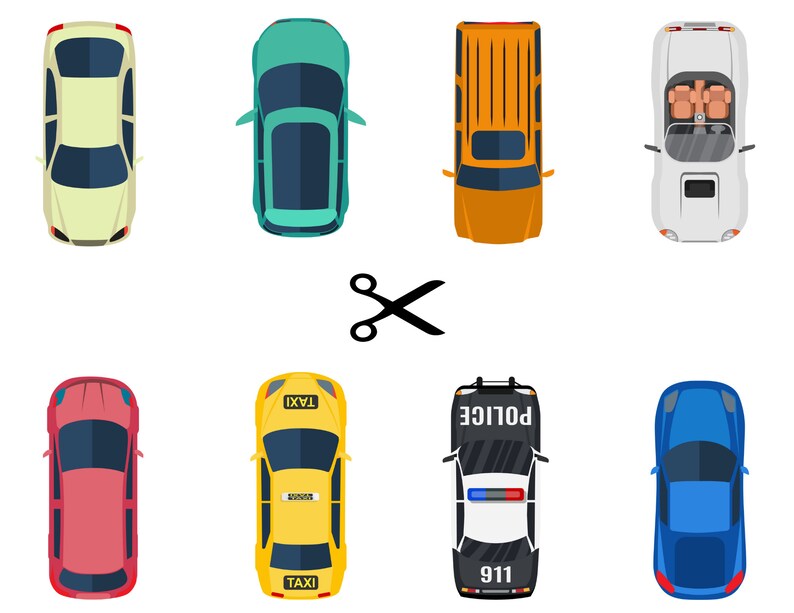 Car Parking Garage Matching Activity for Toddlers, Busy Book Printable ...