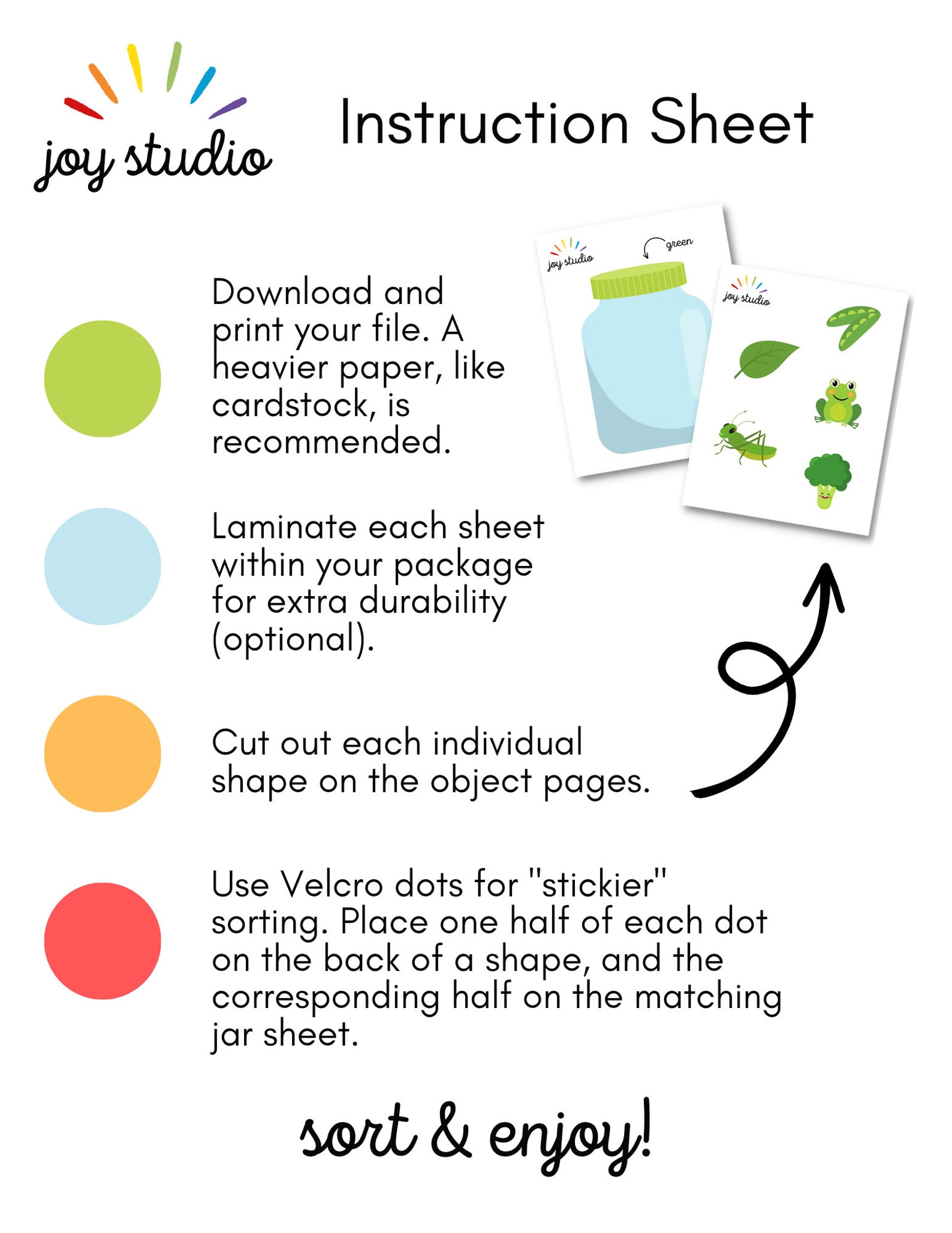 Colour Sorting Nature-themed Printable Activity Sheets for Toddlers ...