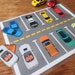 Car Parking Garage Matching Activity for Toddlers, Busy Book Printable ...