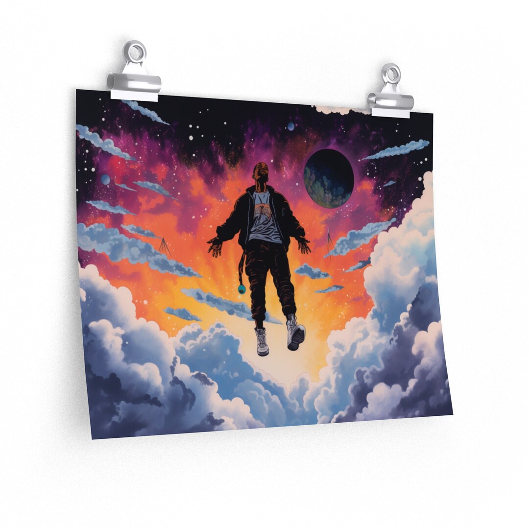 Travis Scott Floating in Space Premium Matte Posters - Etsy