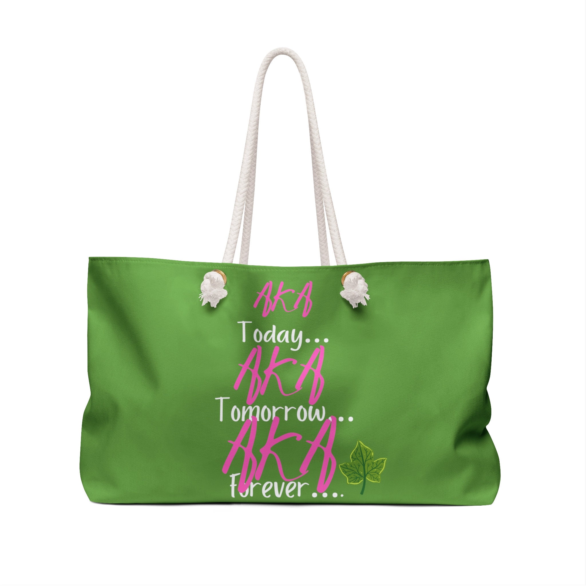 AKA Weekender Bag, AKA Gift, Alpha Kappa Alpha Bag, AKA Paraphernalia ...