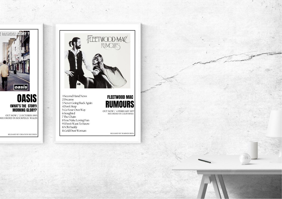 Fleetwood Mac Rumours Album Cover / Home Decor (Download Now) - Etsy