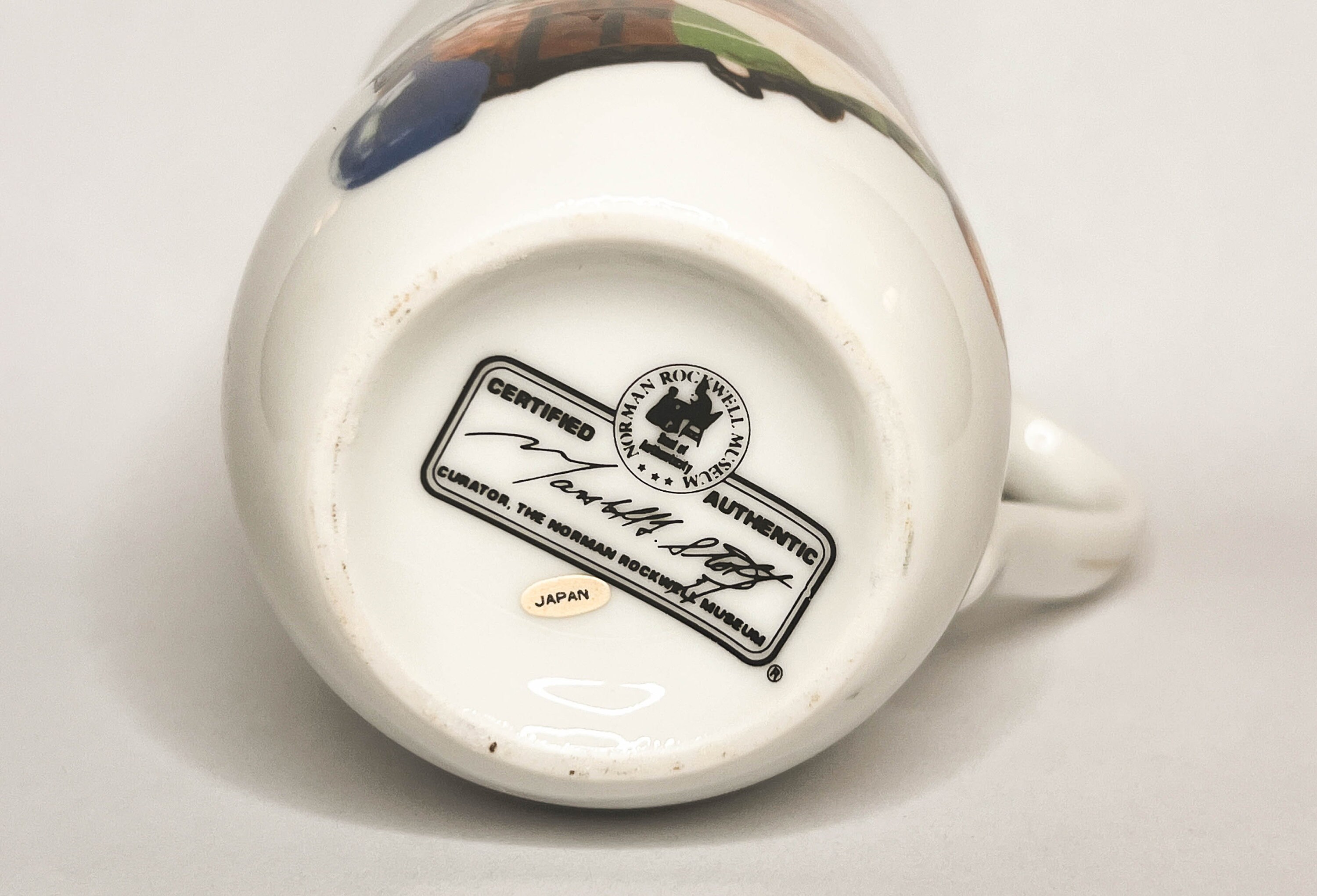 Classic Norman Rockwell Museum Mug Dreams in the Antique Shop Porcelain ...