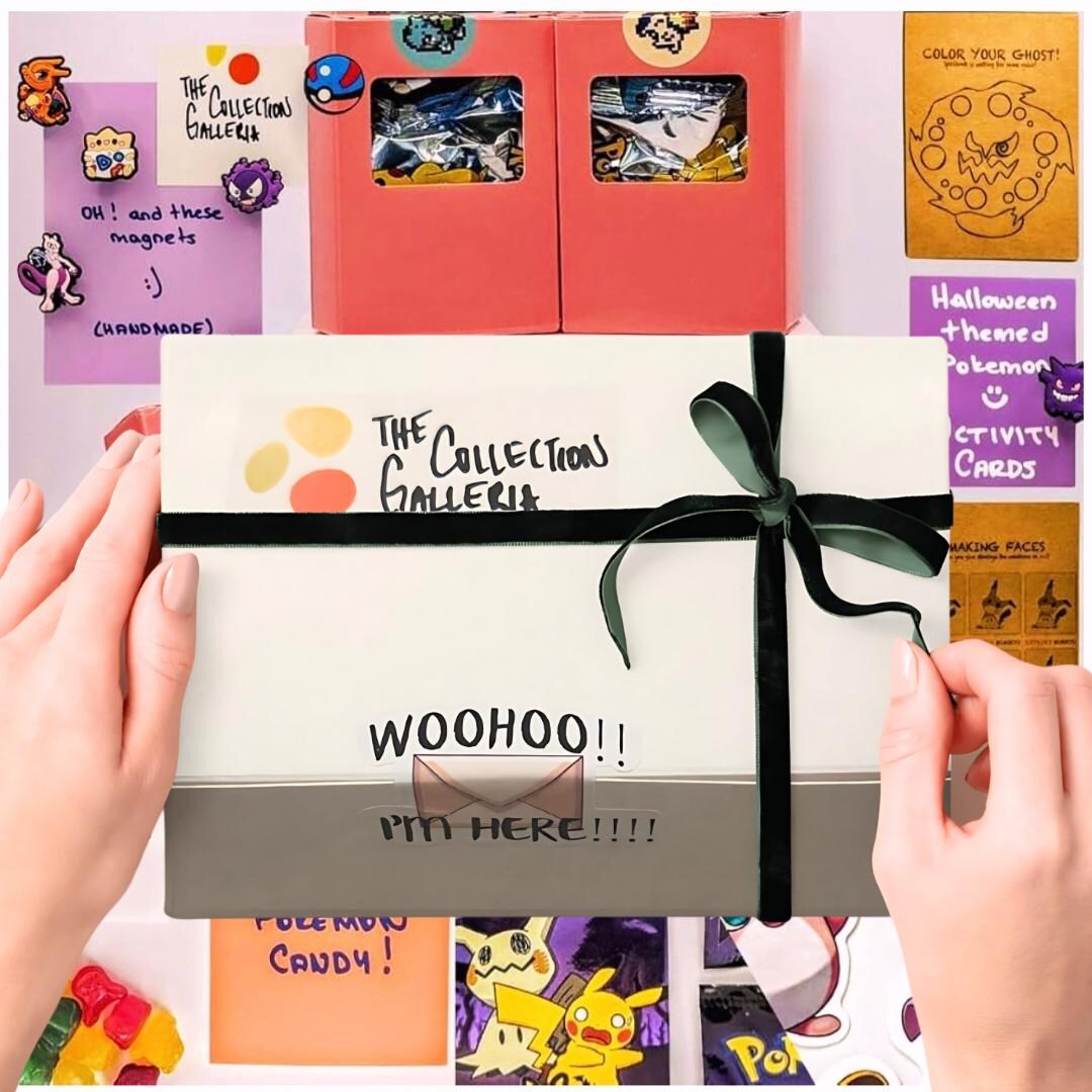 Pokémon Collectors Box Custom Hobby Box With Rare Cards, Stickers, and ...