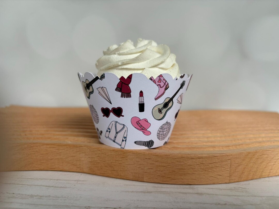 In My Birthday Era Cupcake Wrappers | ERAS Party Supplies for Swifties ...