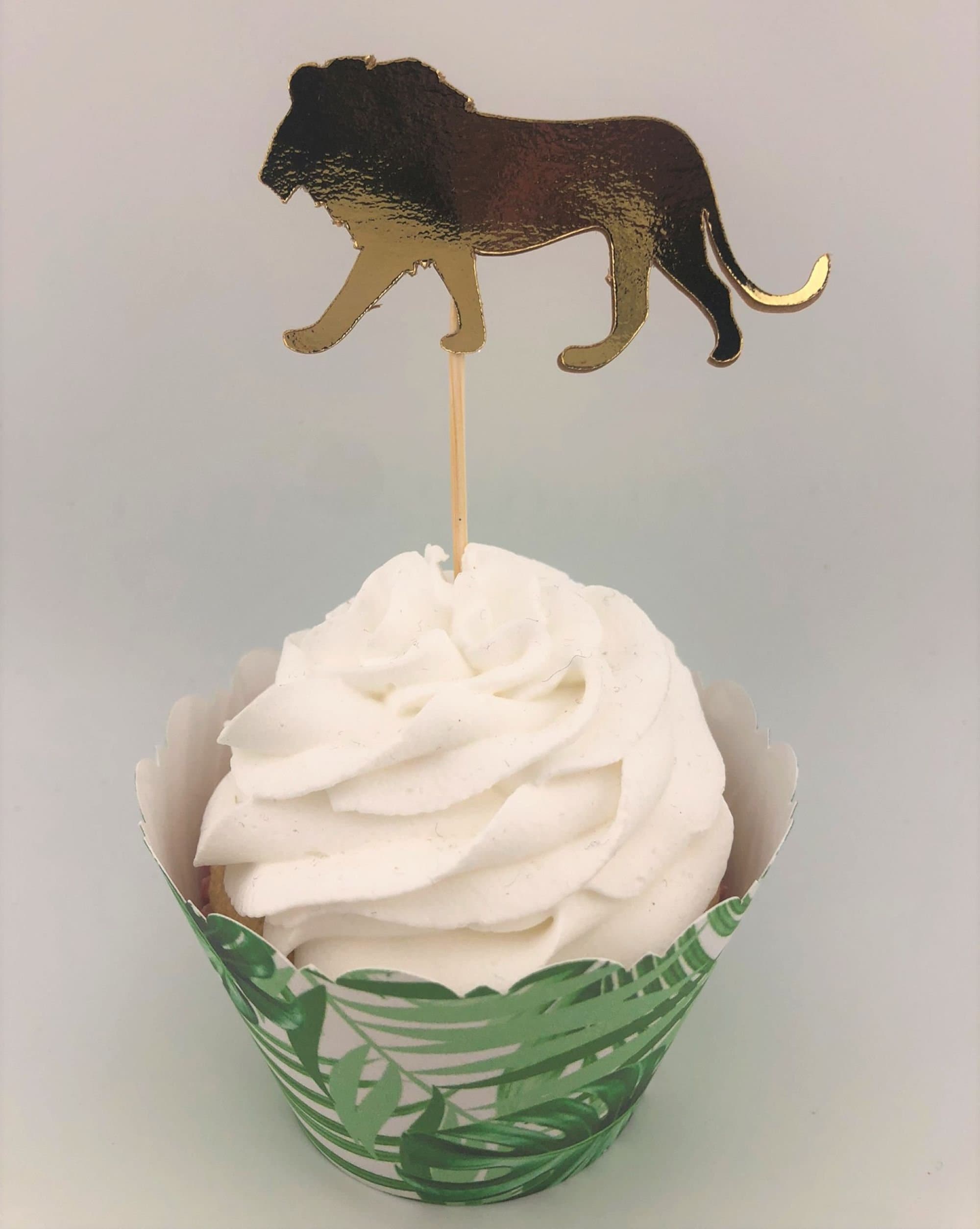 SAFARI ANIMAL WILD One Cupcake Toppers Set of 12 / Jungle - Etsy