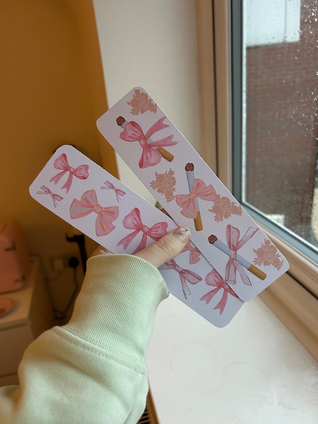 Bows and Cigarettes Lana Del Ray Inspired Coquette Bookmark Set - Etsy UK