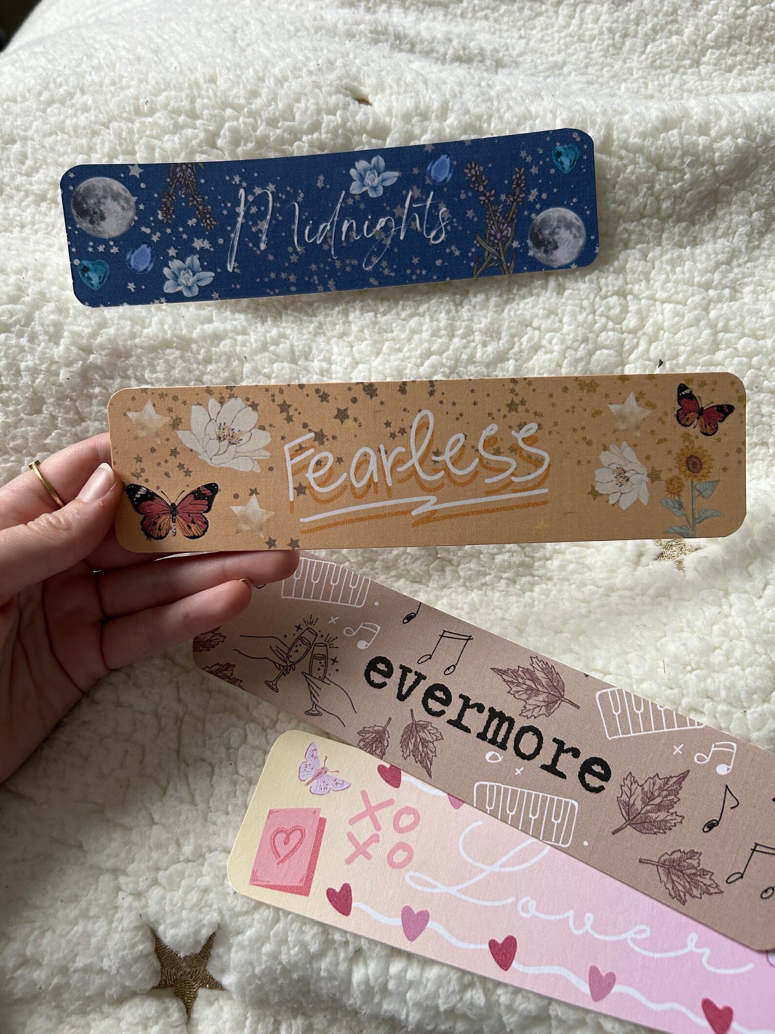 Taylor Swift Inspired Bookmarks, Eras Tour Bookmarks, Lover, Evermore ...