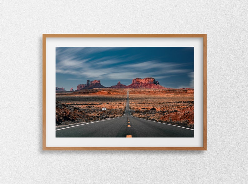 Digital Download Photo of Iconic Road in Monument Valley High ...