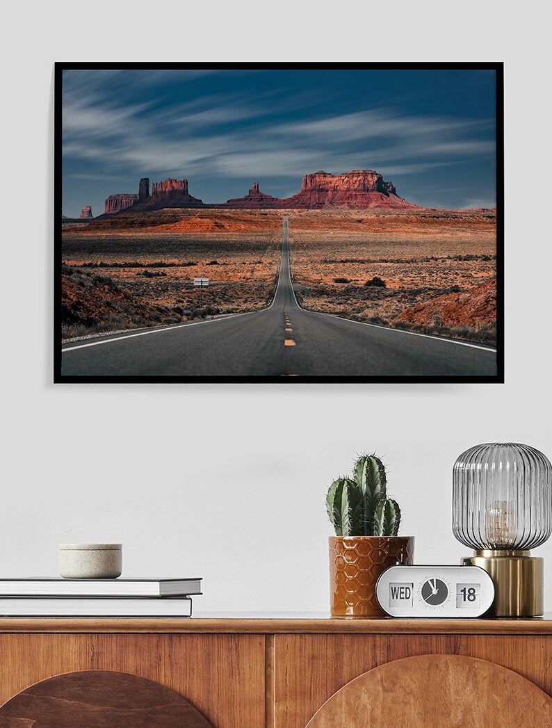 Digital Download Photo of Iconic Road in Monument Valley High ...