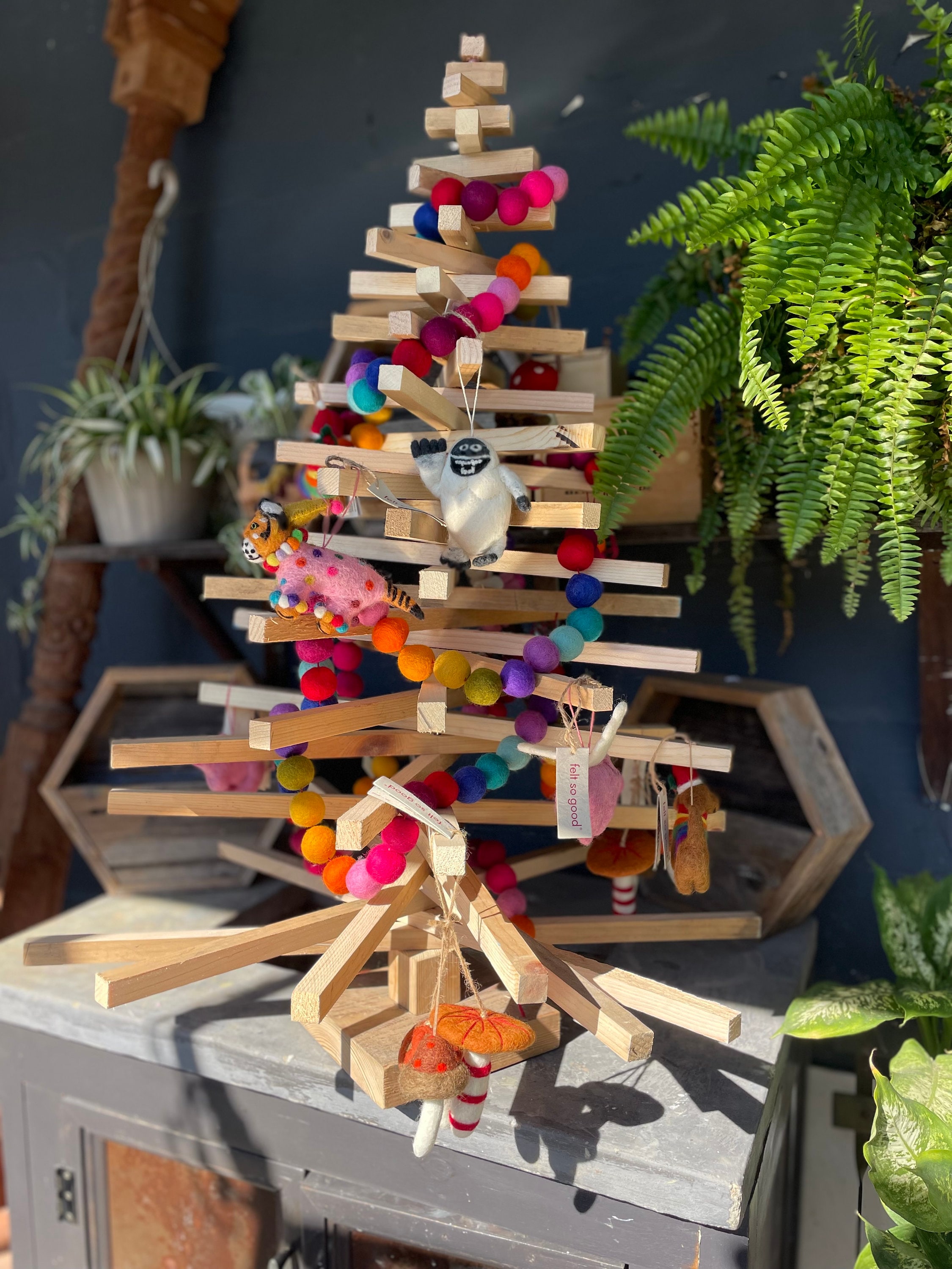 Reclaimed Wood Christmas Tree, Wood Holiday Tree, 3ft - Etsy