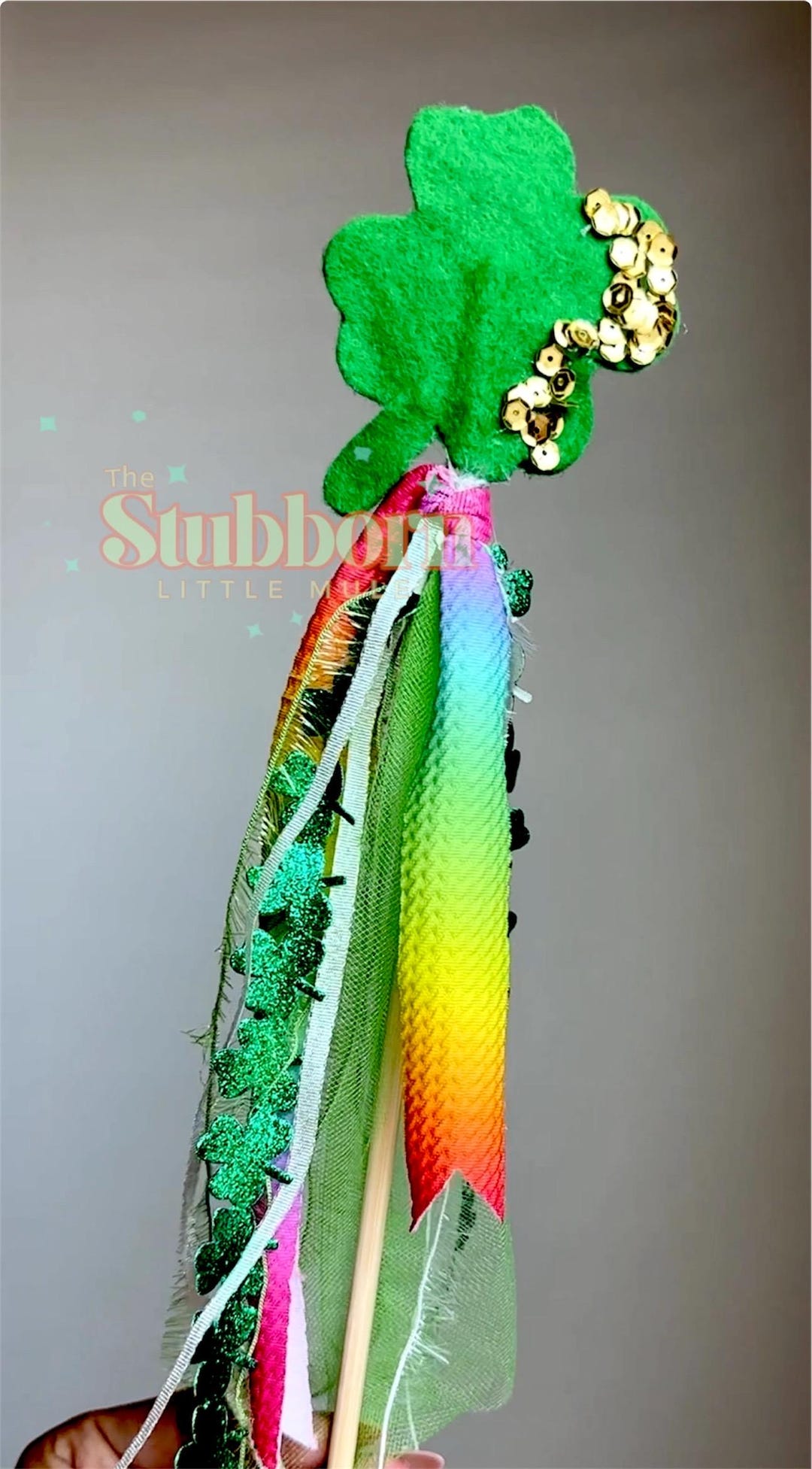 Clover St. Patrick’s Children’s Fairy Wand / Photo Prop / Pretend Play ...