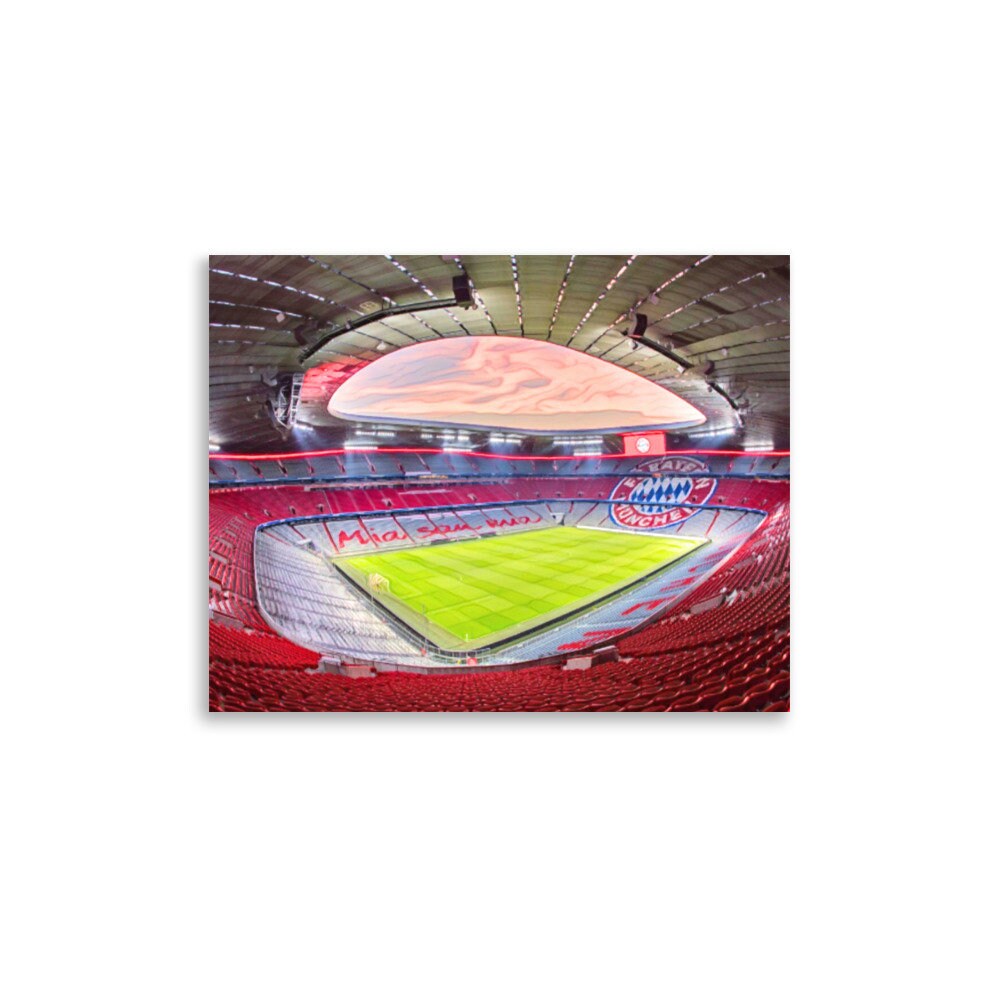 Allianz Arena Print, Bayern Munich, Allianz Arena Stadium, Munich ...