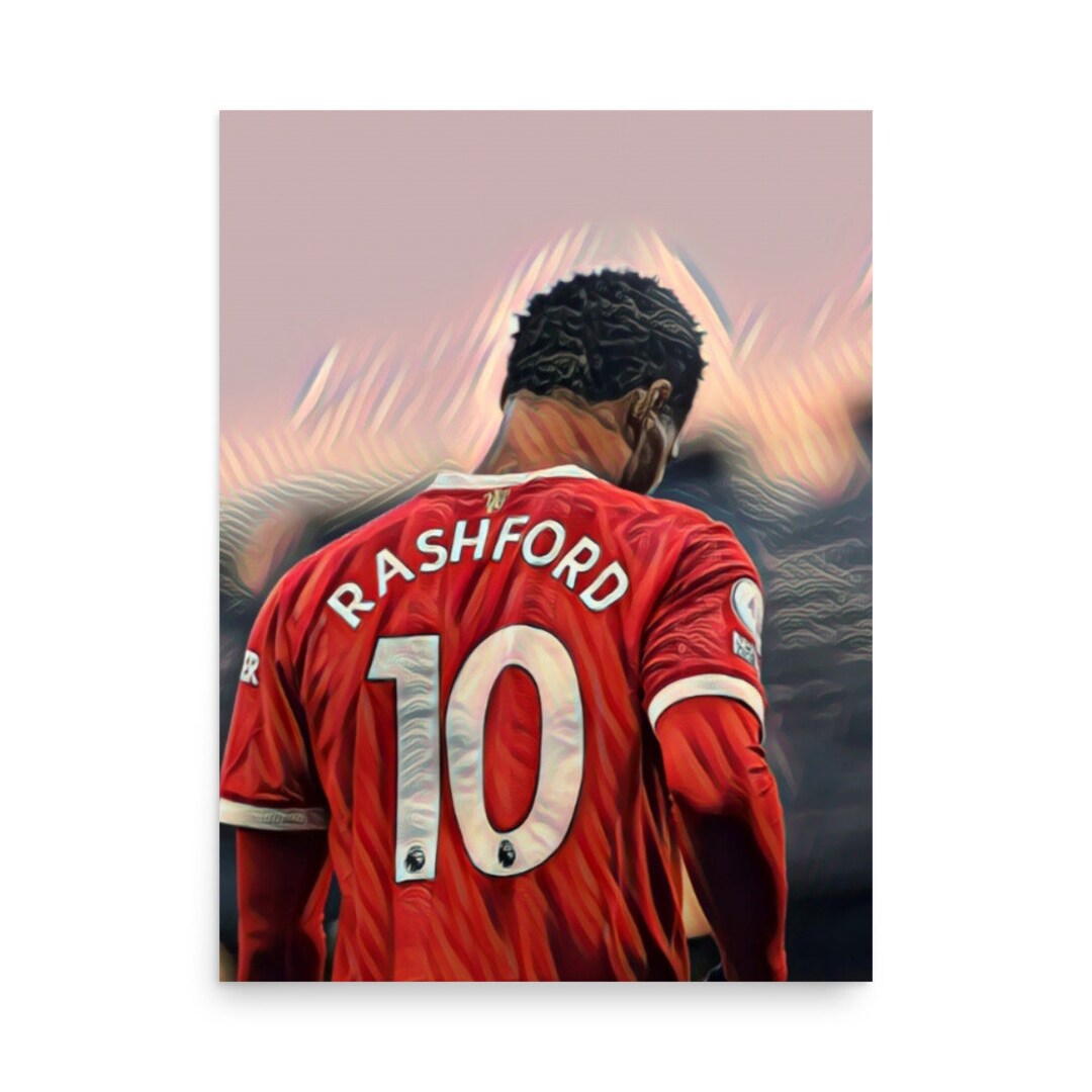 Marcus Rashford Poster Rashford Poster Manchester United - Etsy