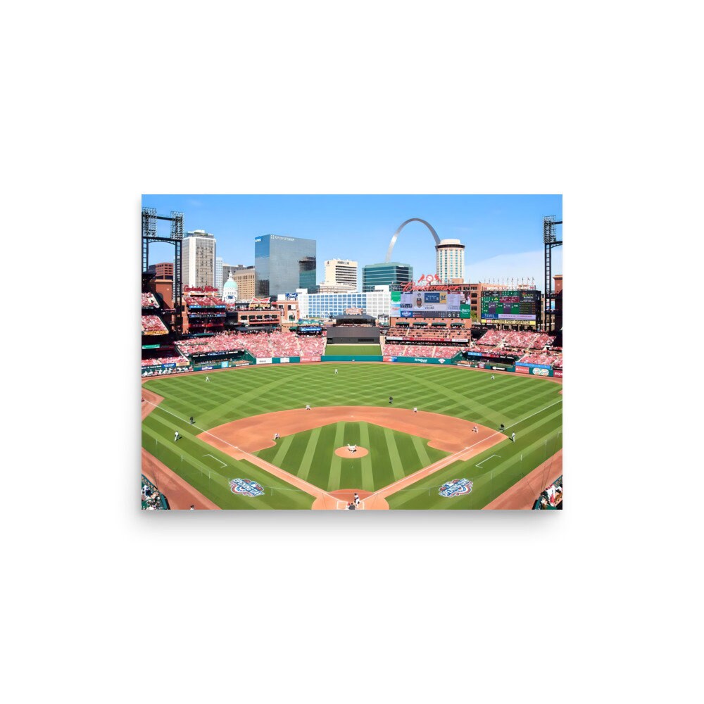 Busch Stadium Poster, St. Louis Cardinals Poster Print, MLB Stadium ...