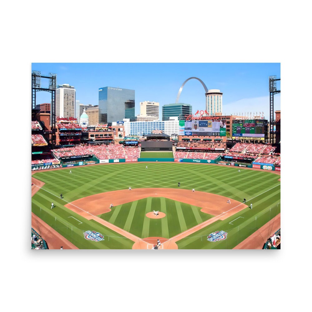 Busch Stadium Poster, St. Louis Cardinals Poster Print, MLB Stadium ...