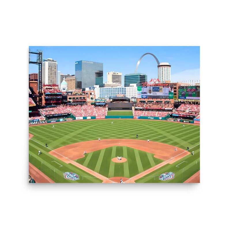 Busch Stadium Poster, St. Louis Cardinals Poster Print, MLB Stadium ...