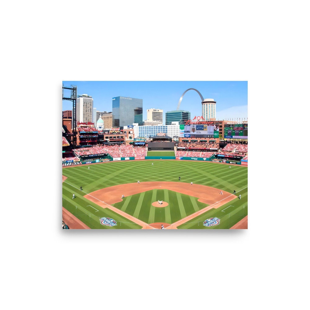 Busch Stadium Poster, St. Louis Cardinals Poster Print, MLB Stadium ...