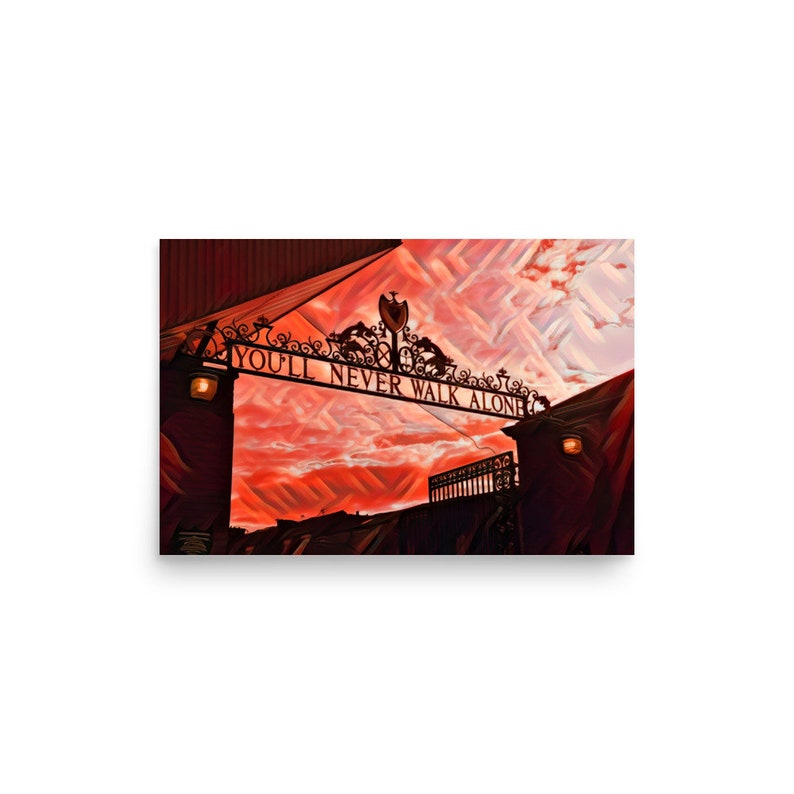 Liverpool FC Print Anfield Liverpool FC Wall Art Premier - Etsy