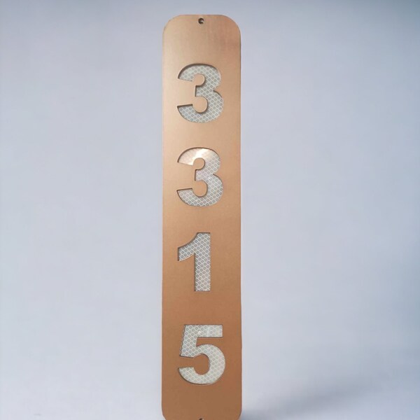 Reflective Address - Etsy