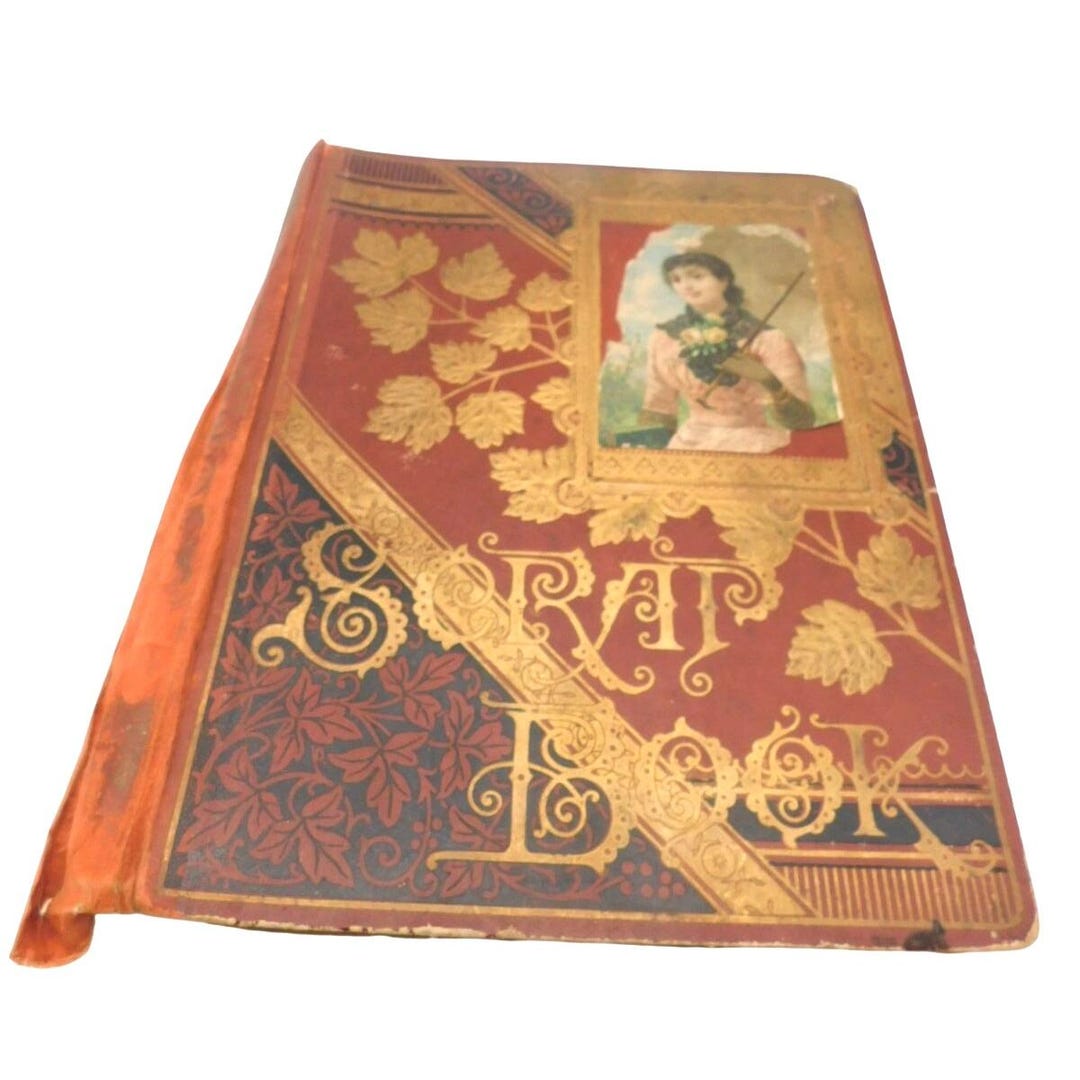 Vintage Victorian Scrapbook Old Family Photos Late 1800s TLC Condition ...