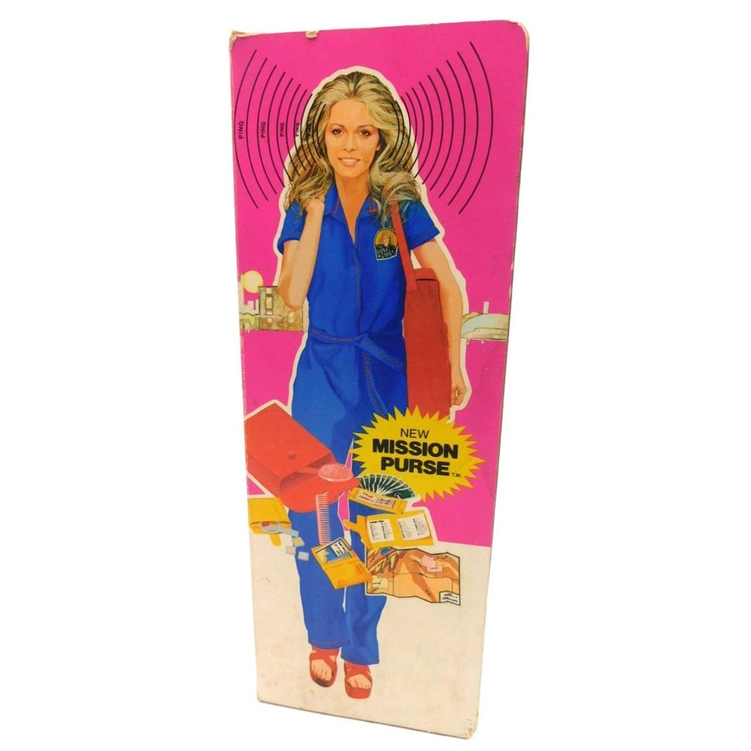 Vintage Kenner the Bionic Woman Fashion Doll in Box 1977 Mission Purse ...