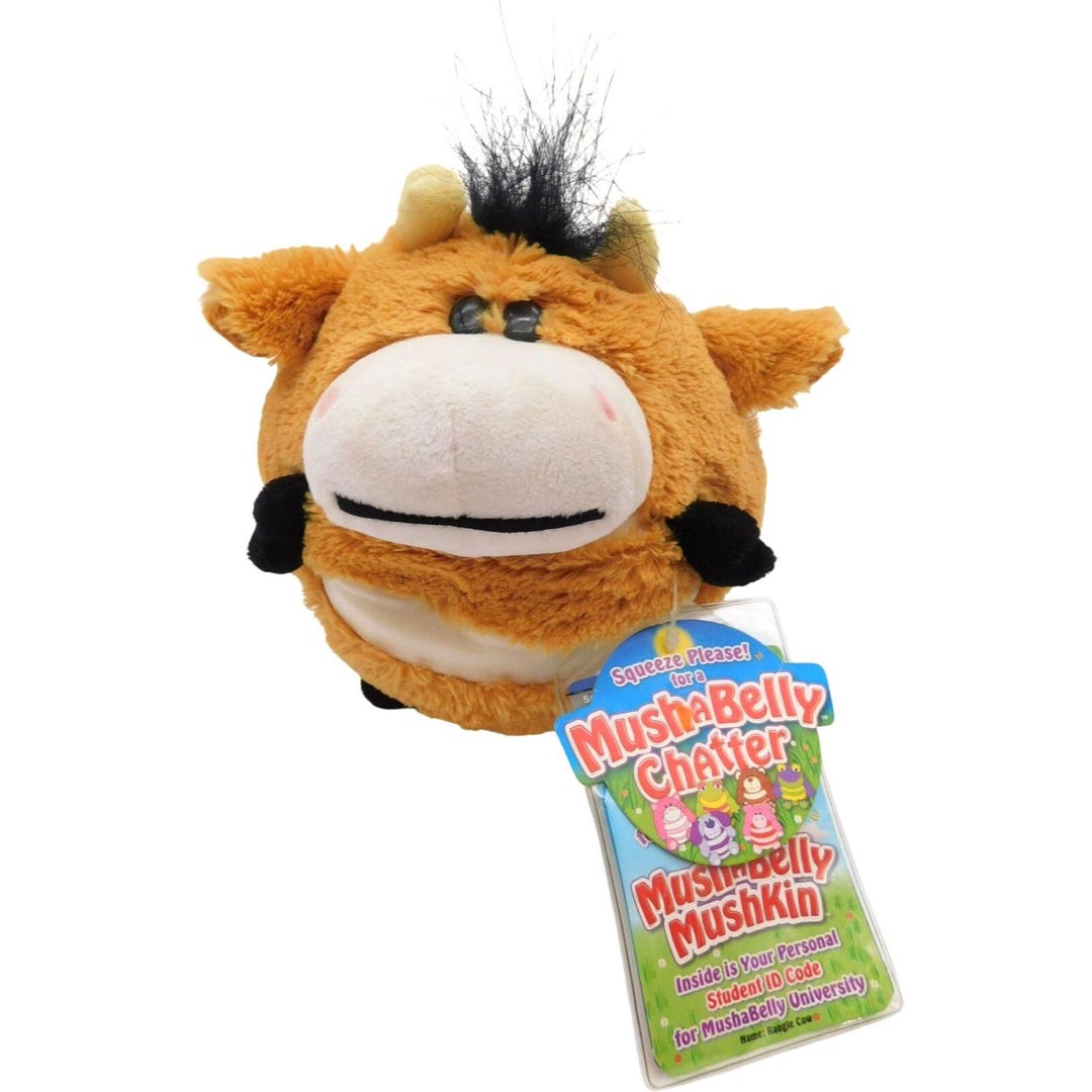 Mushabelly Mushkin Rangle the Cow Plush With Tag Jay at Play Code Card ...