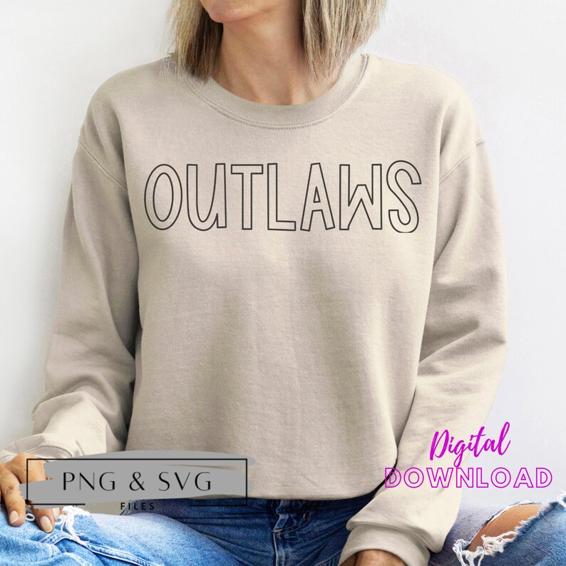 Outlaws SVG and PNG - Etsy