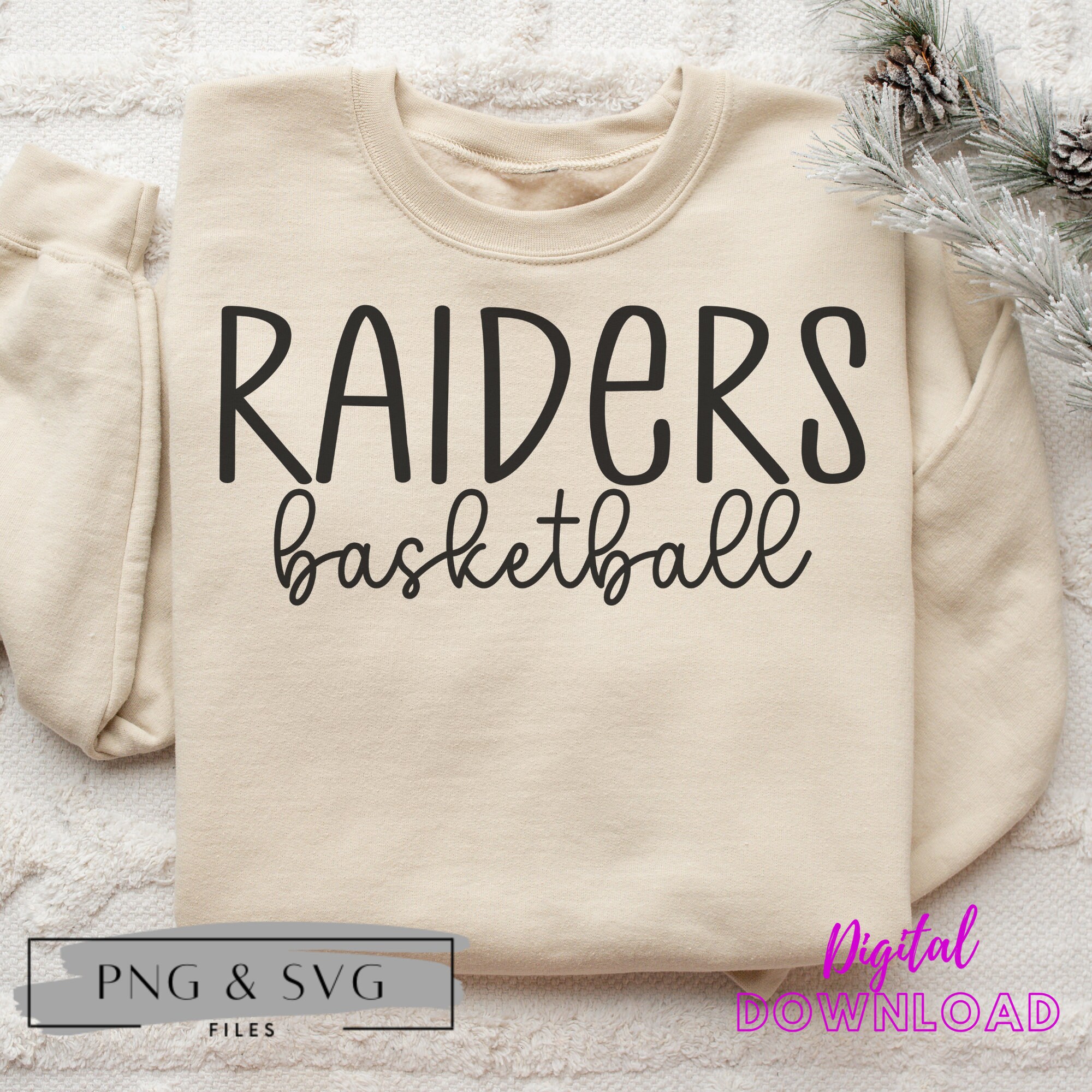 Raiders SVG Files, Raiders PNG Files, Raiders Basketball - Etsy