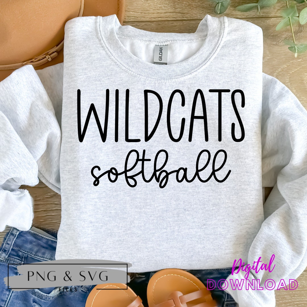Wildcats Softball PNG, Wildcats Softball SVG, Softball PNG - Etsy