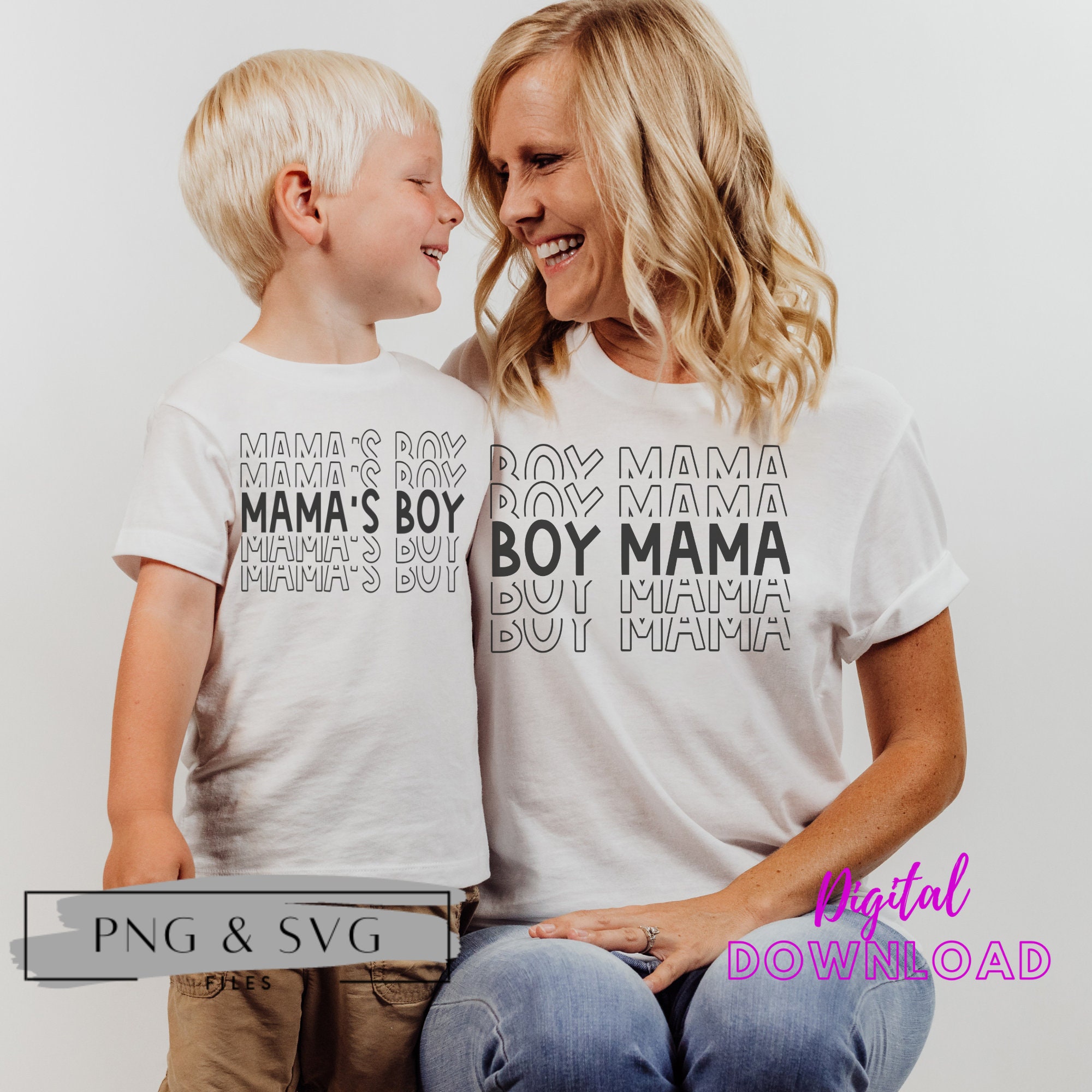 Mama's Boy SVG and PNG, Boy Mama SVG and Png - Etsy