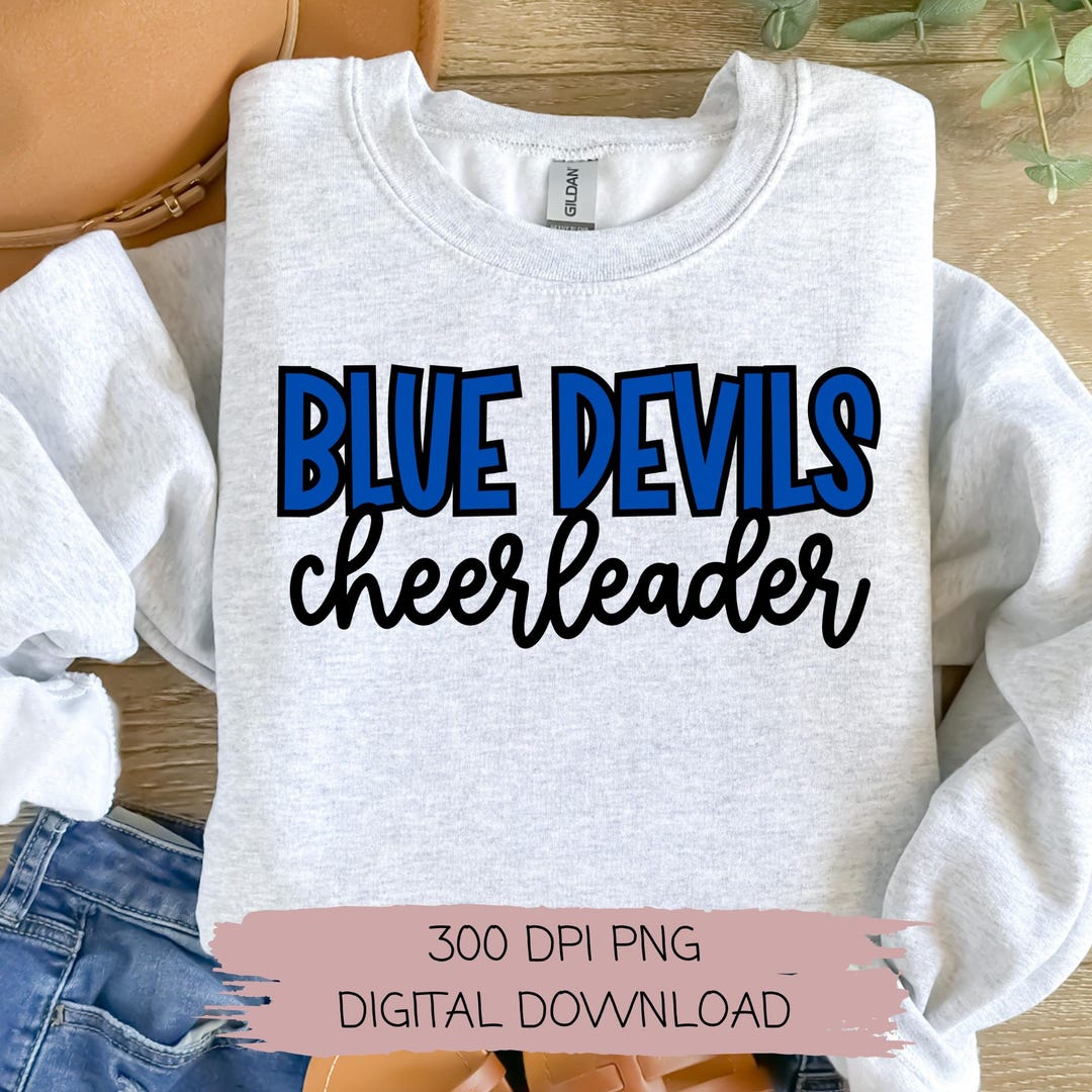Blue Devils PNG Files, Blue Devils Cheer PNG - Etsy